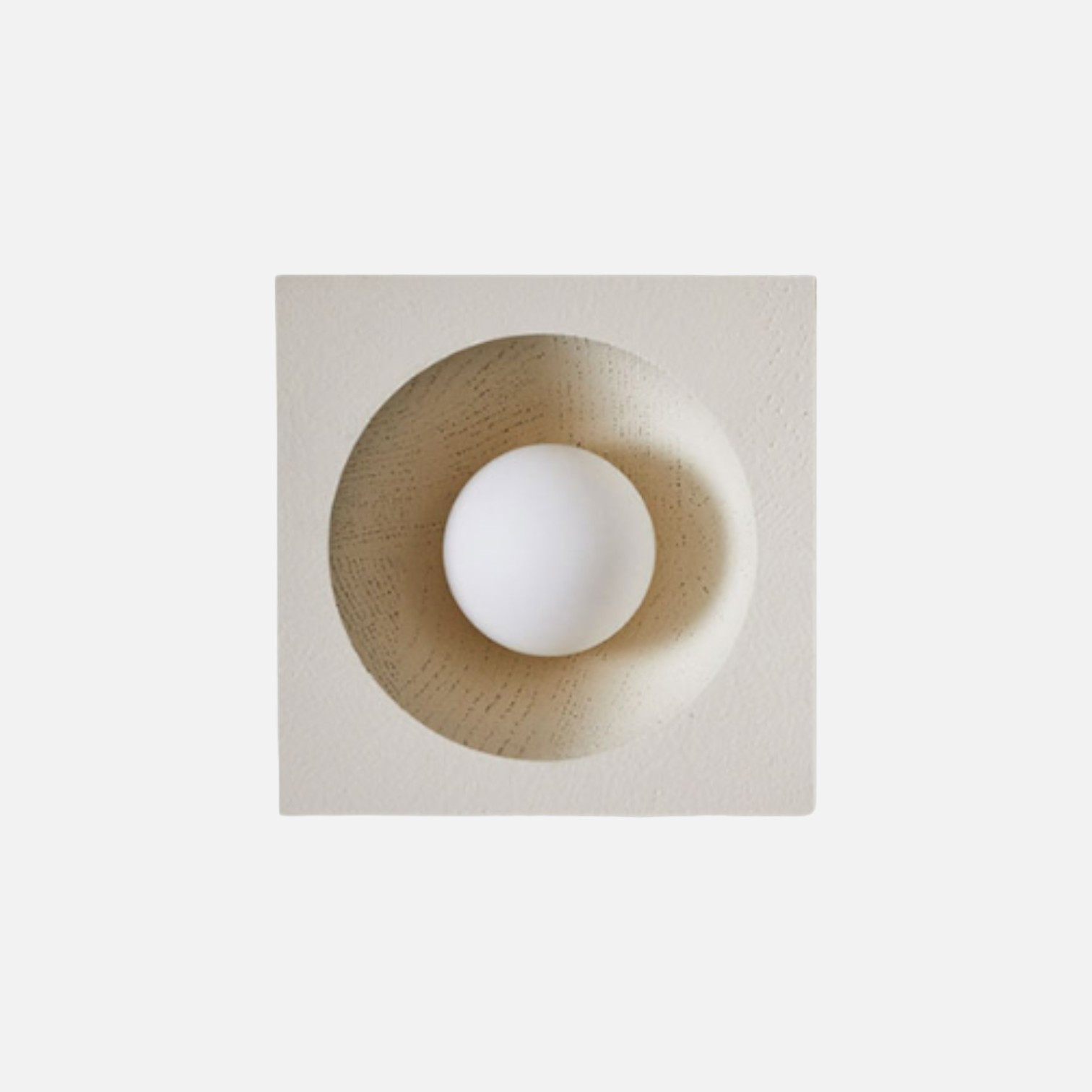 The Expert - Stockade Well Sconce Flush Mount - Painted White