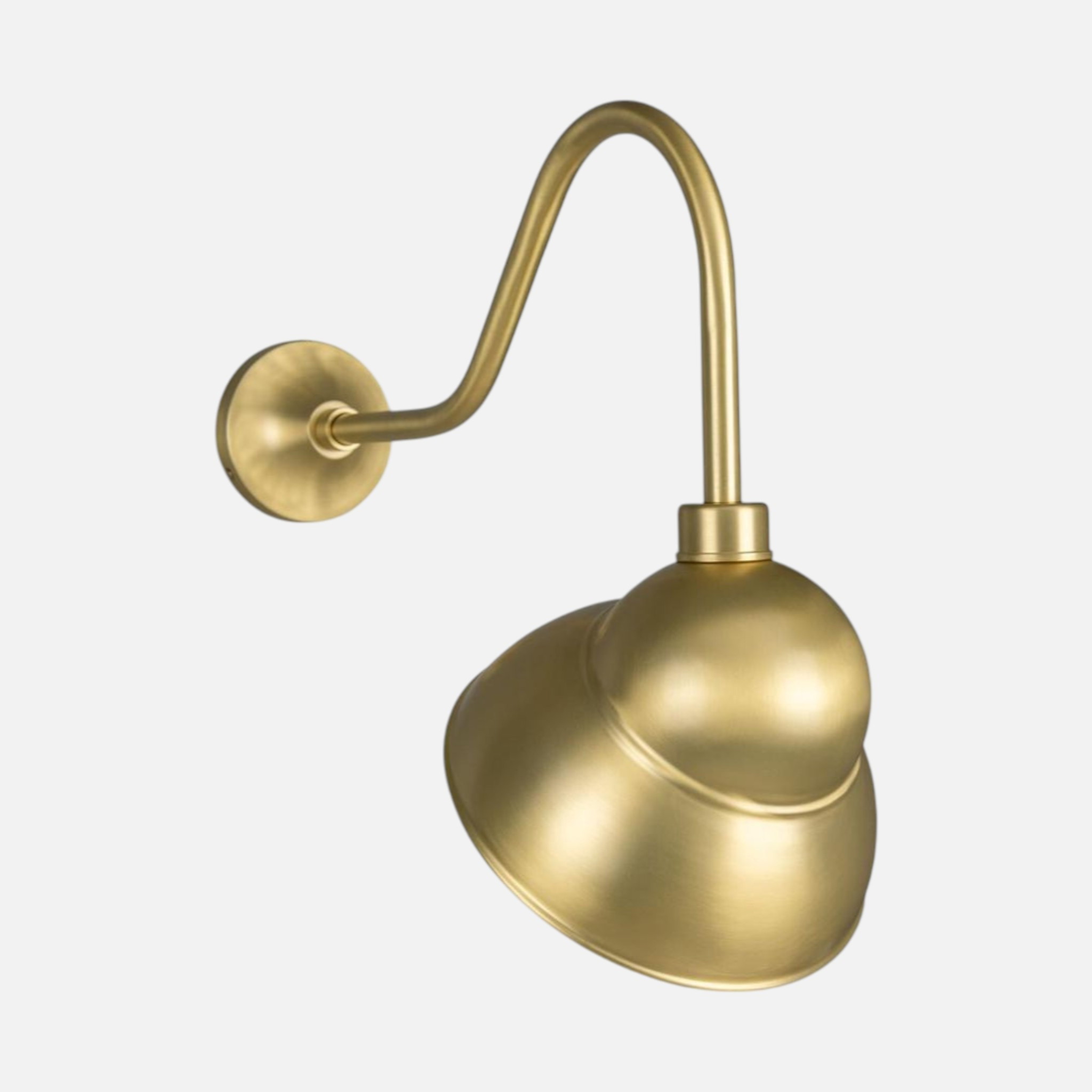 The Expert - Novo Vintage Swan Neck Sign Light - Satin Brass