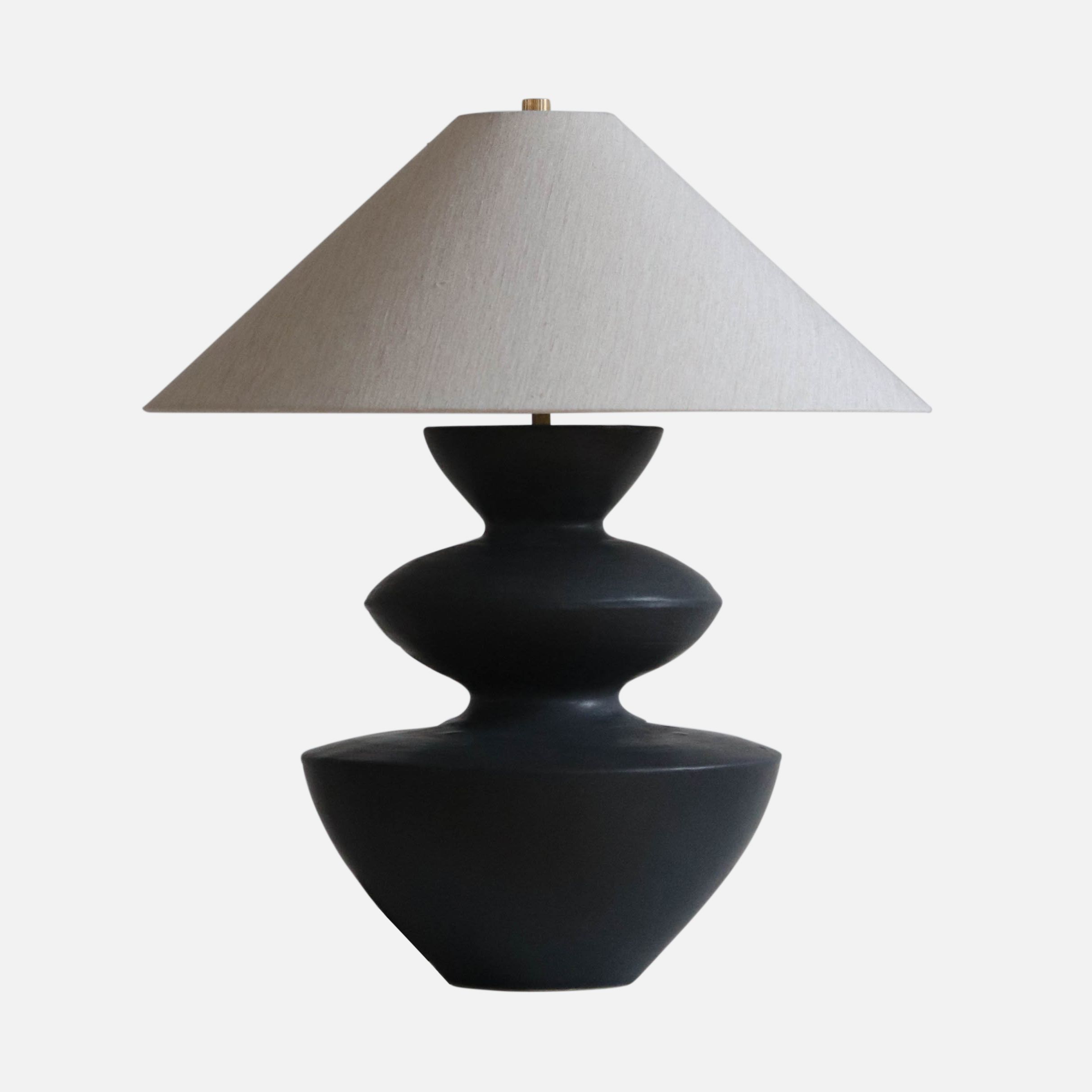 The Expert - Janus Lamp - Anthracite, Oatmeal Linen