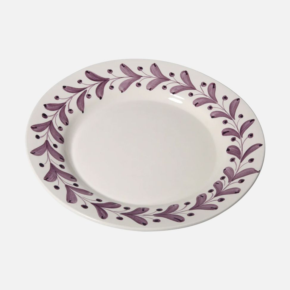 The Expert - Anna Dinner Plate - Aubergine