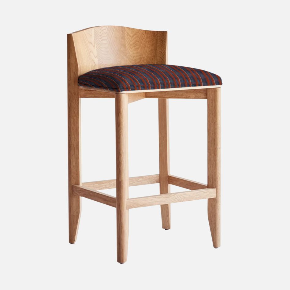 The Expert - Vanity Counter Stool - Natural Oak, COM x Zak and Fox Oyo