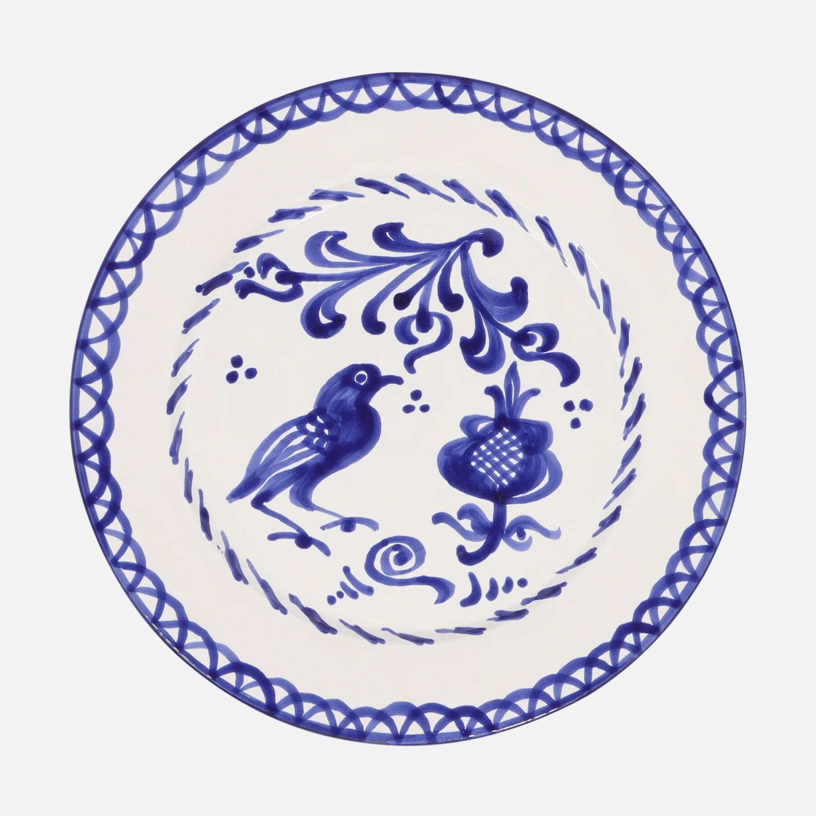 The Expert - Traditional Dinner Plate - Blue