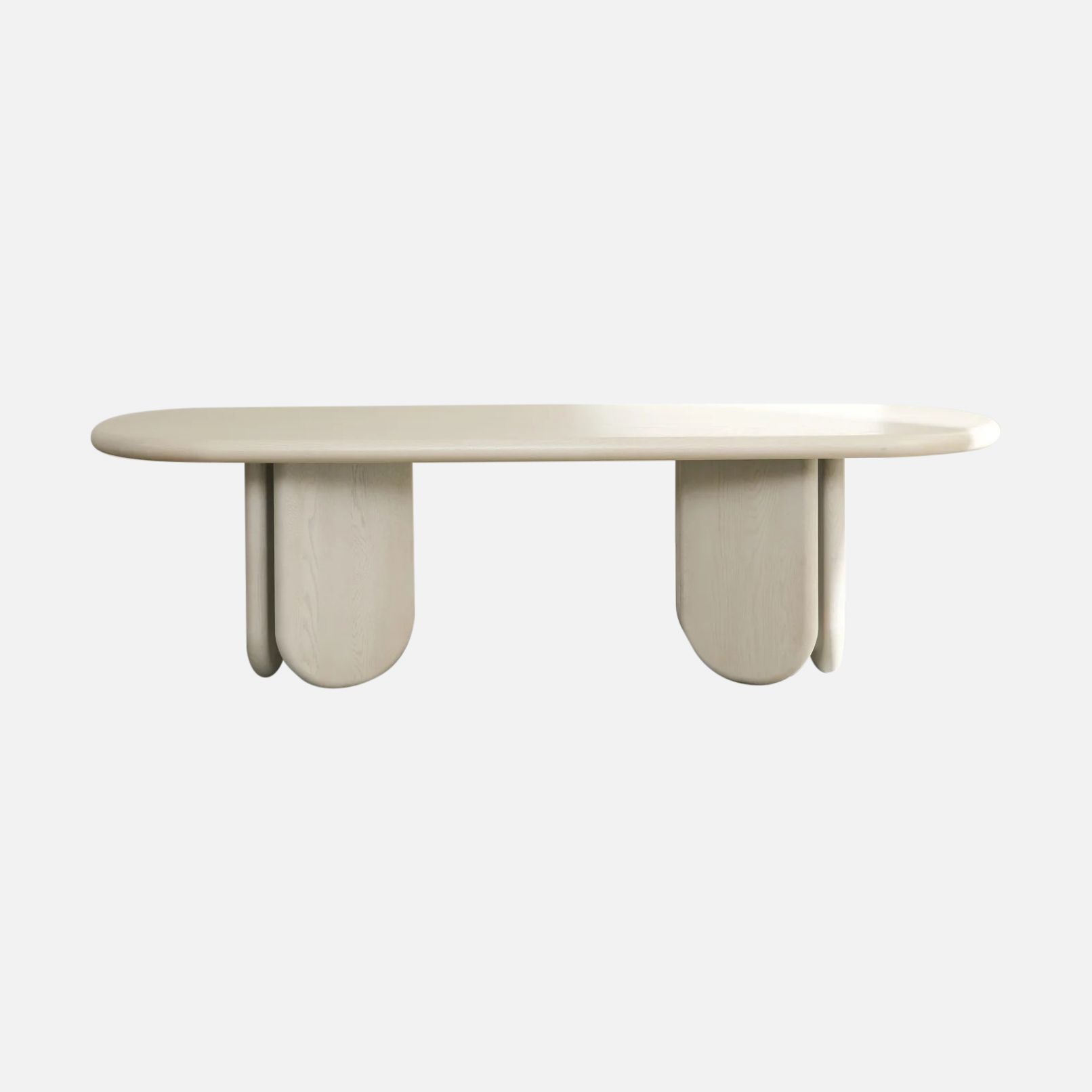 The Expert - Double Paddle Table - Almond Oak